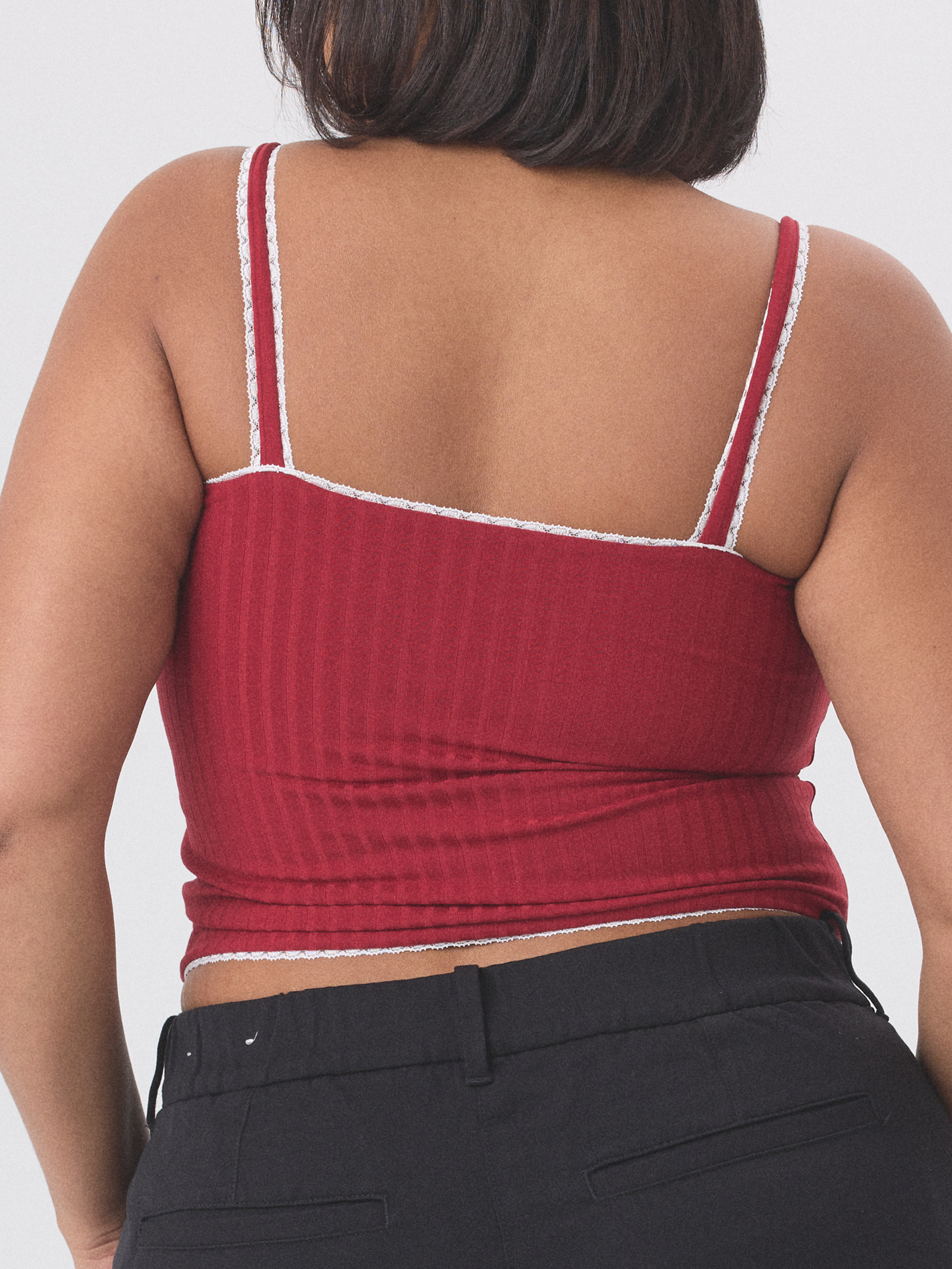 Lace Trim Tank – Klassy Network