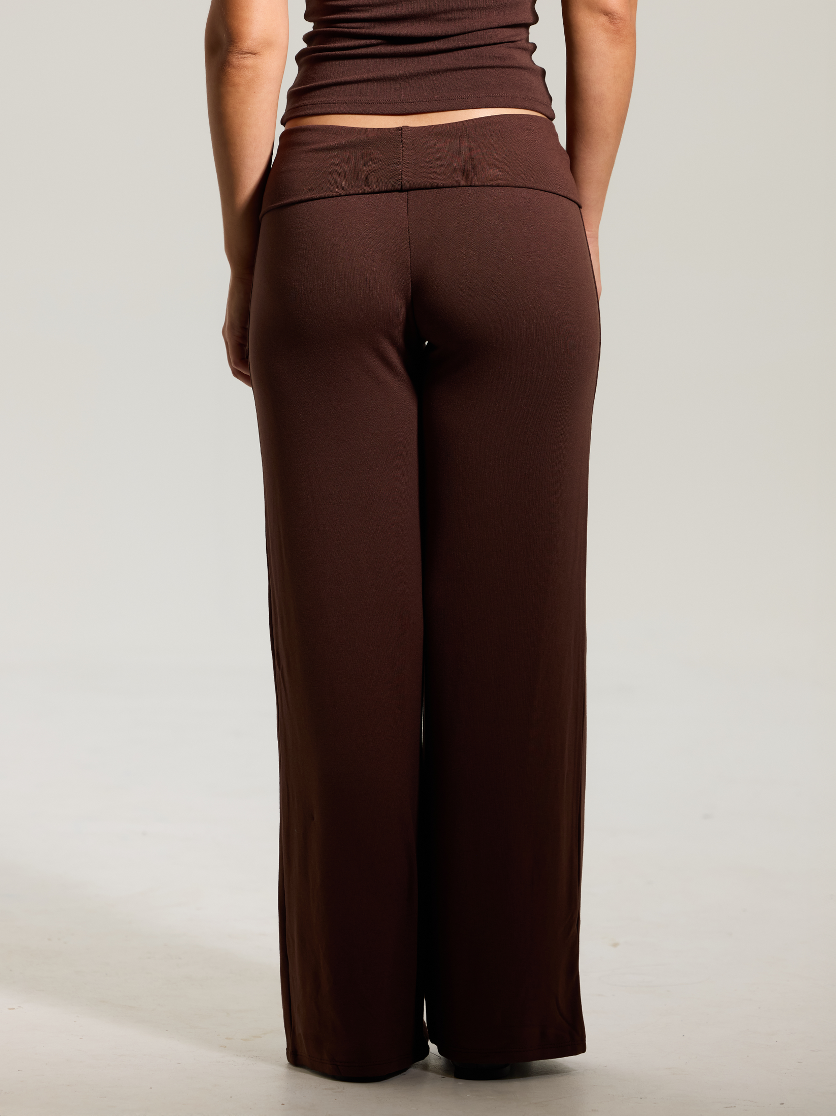Fold Over Wide Leg Pants – Klassy Network