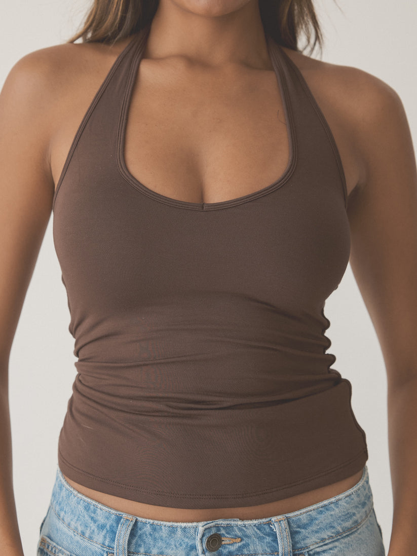 Solid Halter Brami – Klassy Network