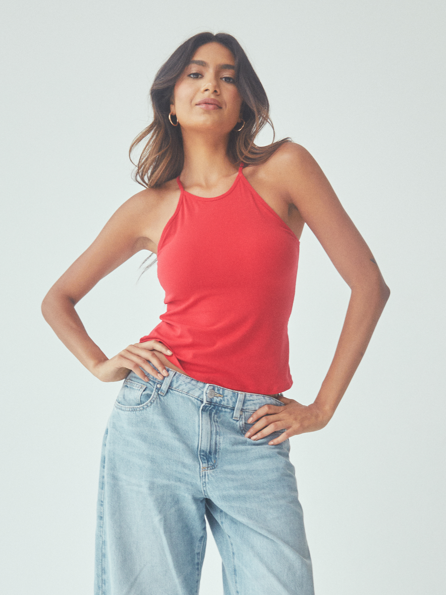 Solid High Neck Brami – Klassy Network