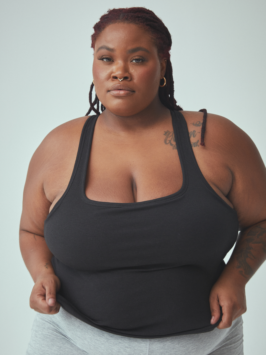 Bamboo Scoop Neck Brami Tank (Full Length) – Klassy Network